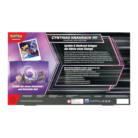 Cynthias Knackrack ex Premium Kollektion – Pokeminati